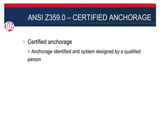 Fall Protection System Certification | PPT