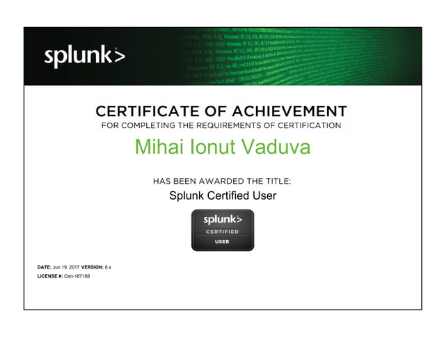 Splunk User | PPT