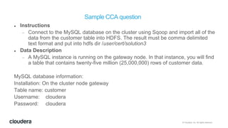 Road to Cloudera certification | PPT