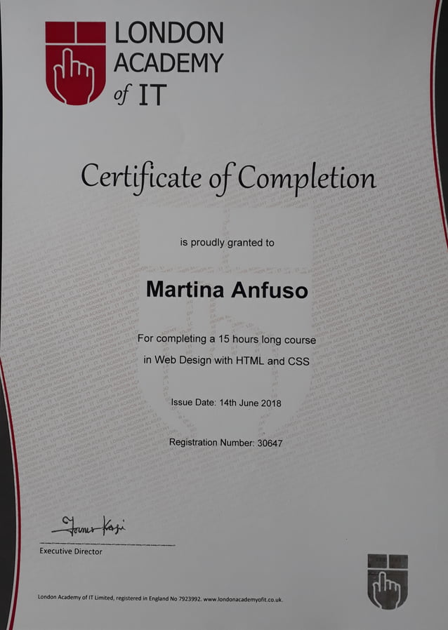 HTML-CSS Certificate
