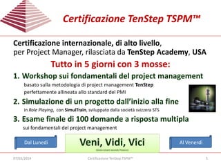 Certificazione tspm | PDF