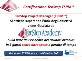 Certificazione tspm | PDF