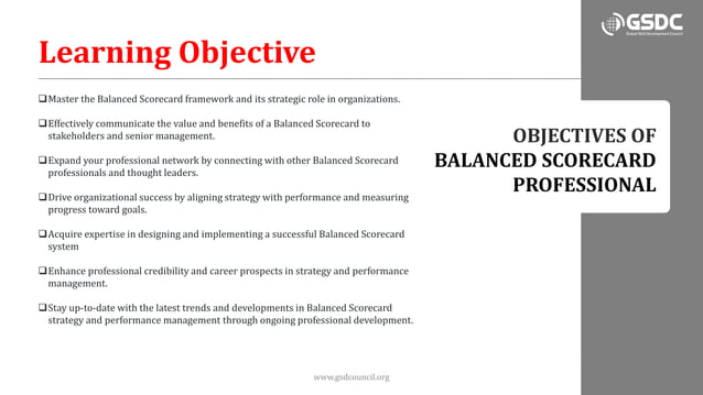 How Balanced Scorecard Certification Boosts Strategic Performance | PPT