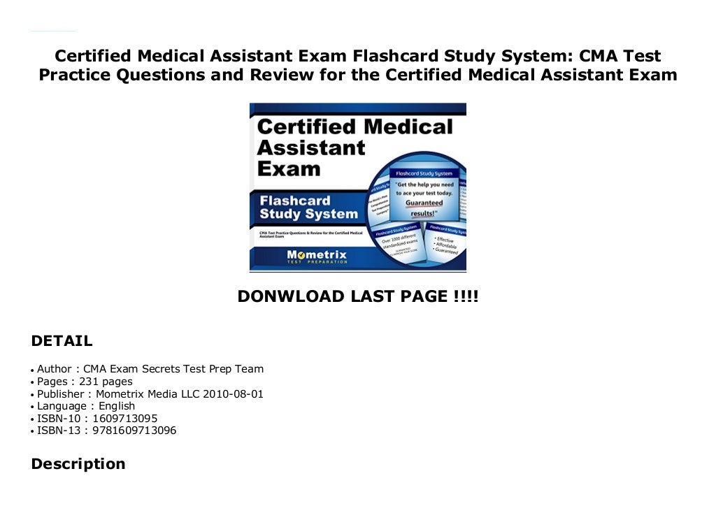 Certified Medical Assistant Exam Flashcard Study System CMA Test Pra certified-medical-assistant-exam-flashcard-study-system-cma-test-pra