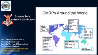 Certified Maintenance & Reliability Professional Study Guide Notes | PPT