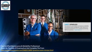 Certified Maintenance & Reliability Professional Study Guide Notes | PPT