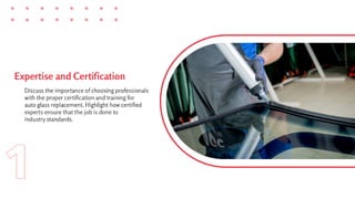 Certified Auto Glass Replacement Professionals | PDF