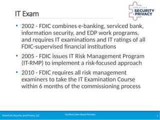 Certified Banking Board Member - Module 1 Powerpoint Presentation | PPTX