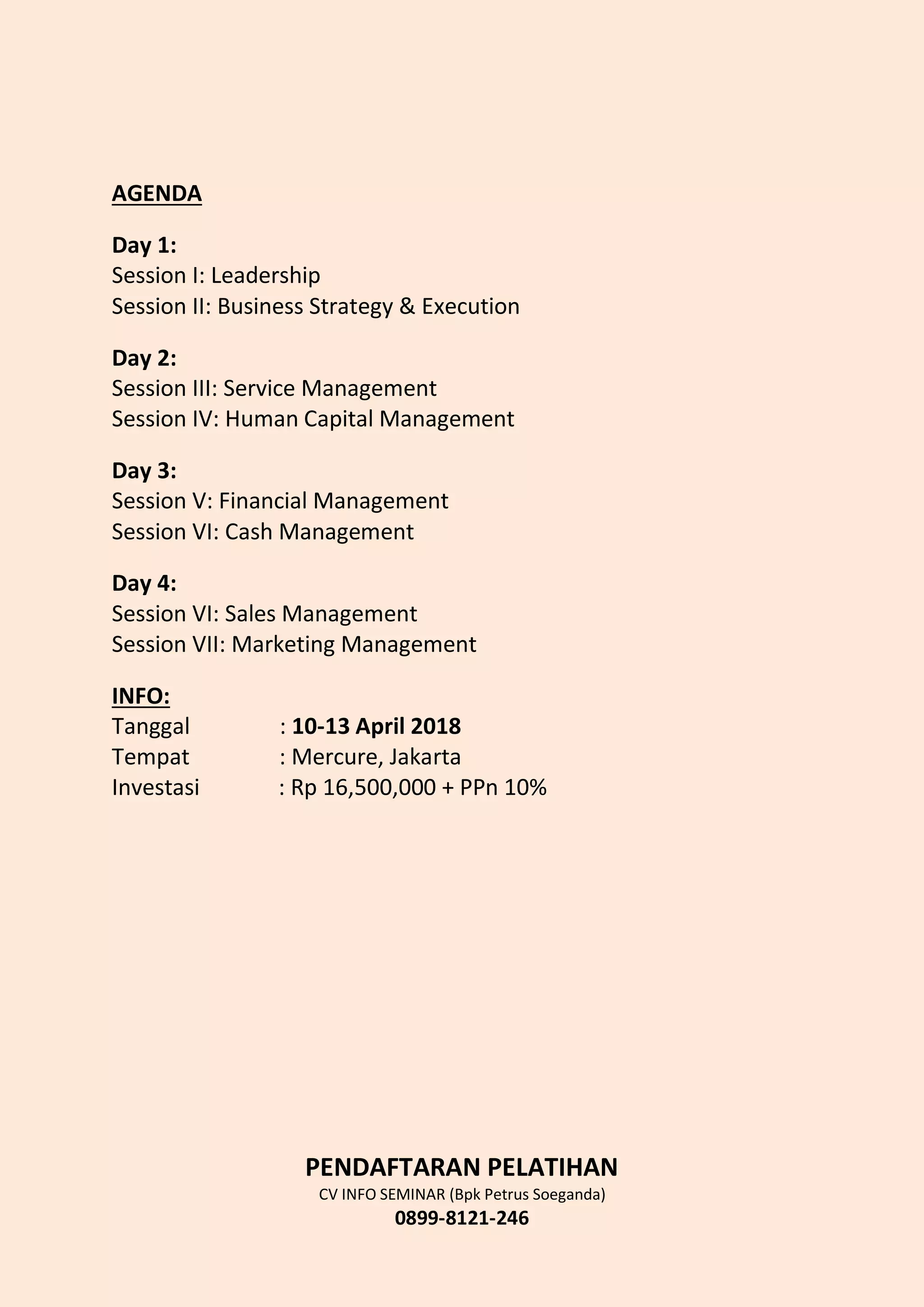 0899-8121-246 Certified Branch Manager Development Program | PDF