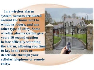 Wireless Home Alarm System | PPTX