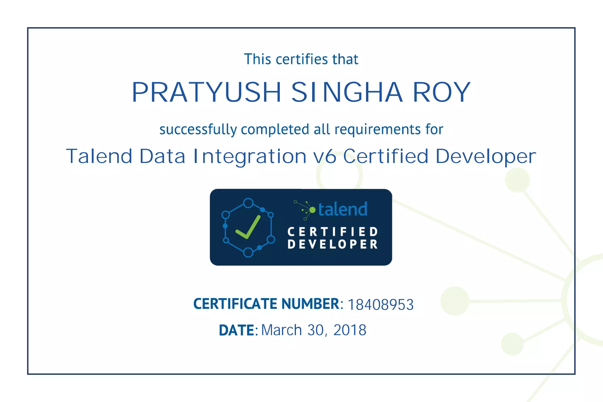 Talend Certified developer | PPT