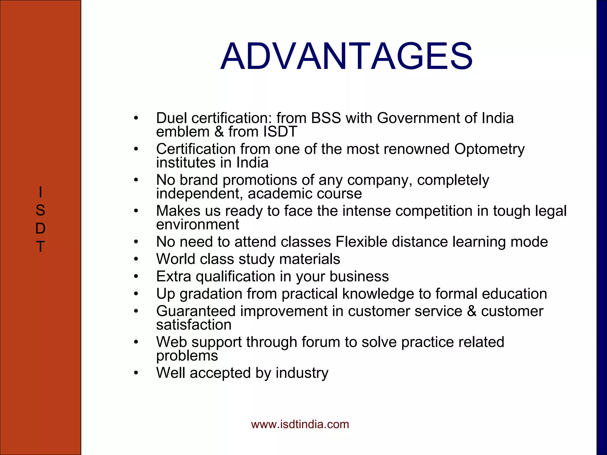 Certified dispensing optician (cdo) | PPS