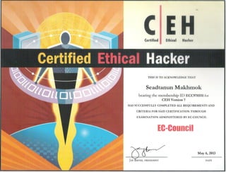 Certified ethical hacker(ce hv7) | PPT