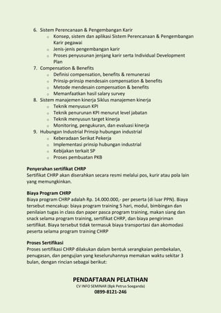 0899-8121-246 Certified Human Resources Management Professional (CHRMP) | PDF