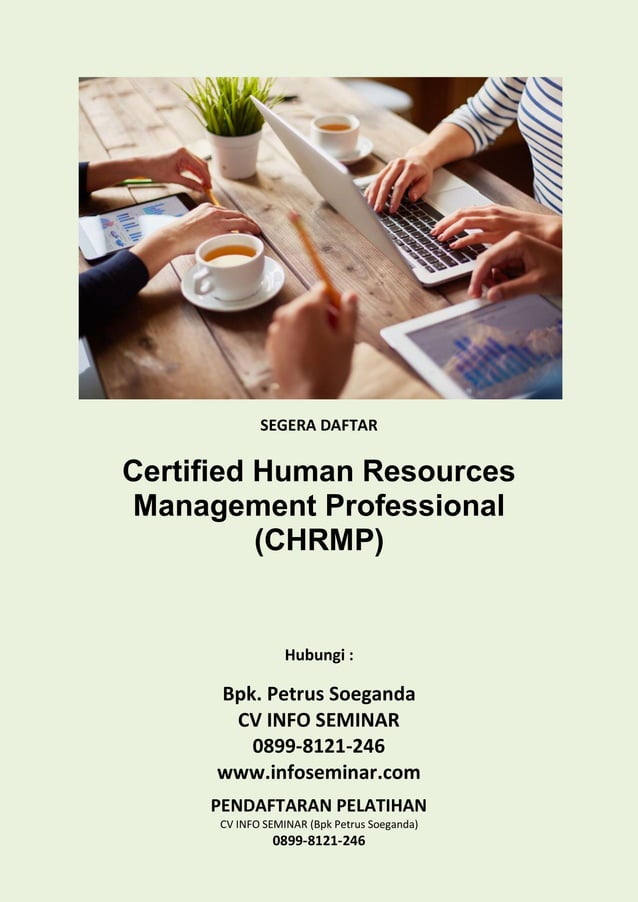 0899-8121-246 Certified Human Resources Management Professional (CHRMP) | PDF