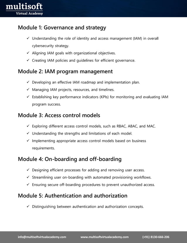 Certified Identity Access Manager (CIAM) Online Training | PDF