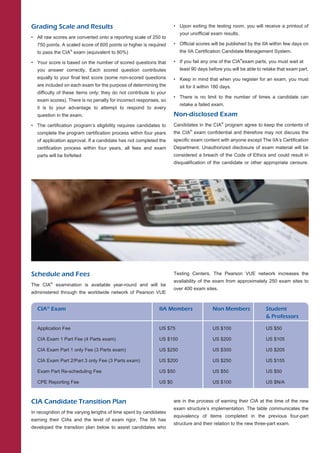 CIA (Certified Internal Auditor) | PDF