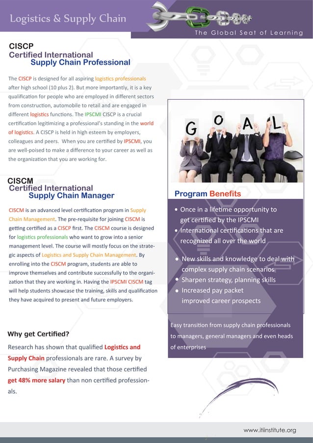 Certified International Supply Chain Professional Dubai UAE | PDF