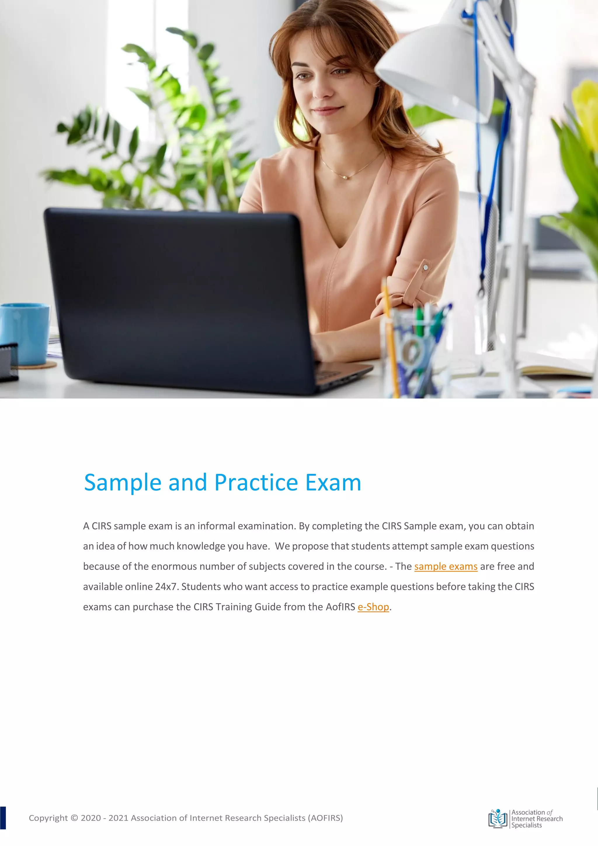 Certified Internet Research Specialist (CIRS™) Training Program Syllabus for 2021 Exam | PDF