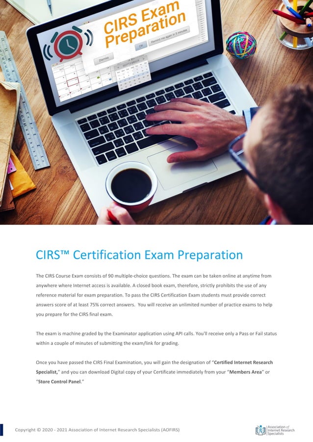 Certified Internet Research Specialist (CIRS™) Training Program ...