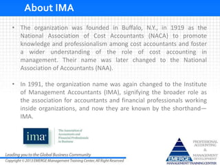 Certified Management Accountant - CMA | PPSX