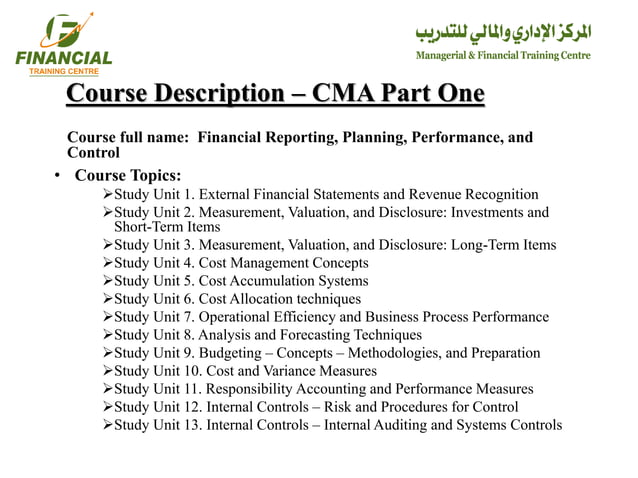 Certified Management Accountant CMA | PDF