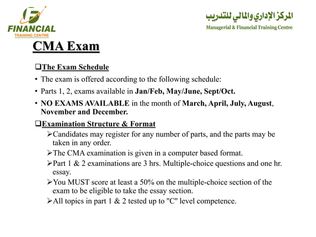 Certified Management Accountant CMA | PPT