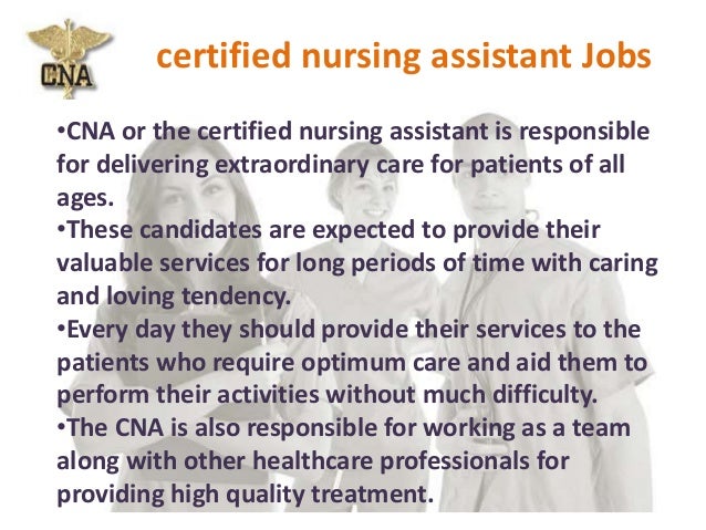 Certified Nursing Assistant Jobs