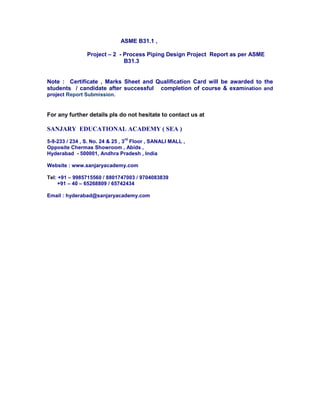 Certified piping design engineer | PDF | Civil Engineering Industry ...