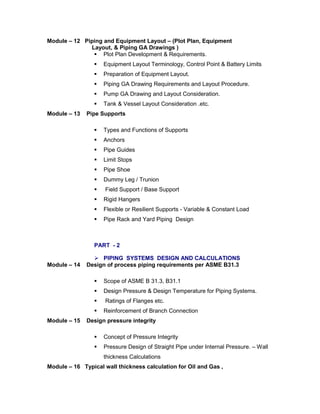 Certified piping design engineer | PDF | Civil Engineering Industry ...