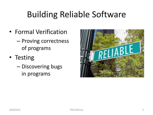 Certified Reasoning for Automated Verification | PPT