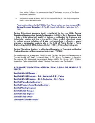 Certified safety engineer Course | PDF