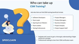 CSM Certification Training in Switzerland | PPT