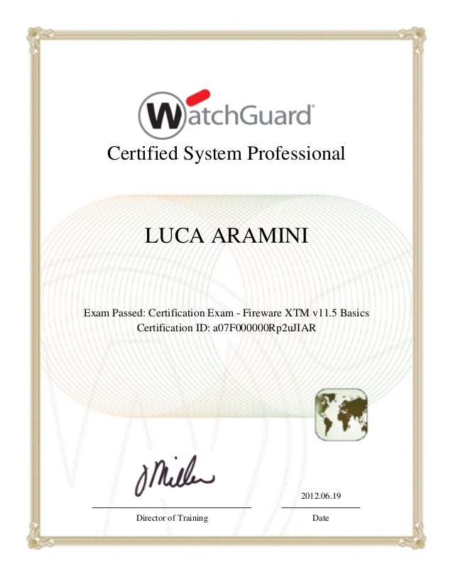 WatchGuard Certified System Professional - Fireware XTM v11.5 basics | PDF
