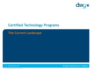 Certified Technology Program Overview | PPT
