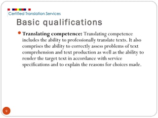 Certified Translation Services | PPT