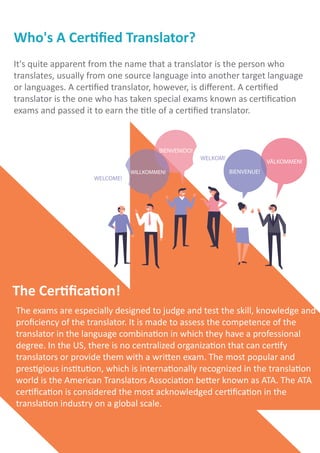 Did you know the difference between Certified Translator and an Agency ...