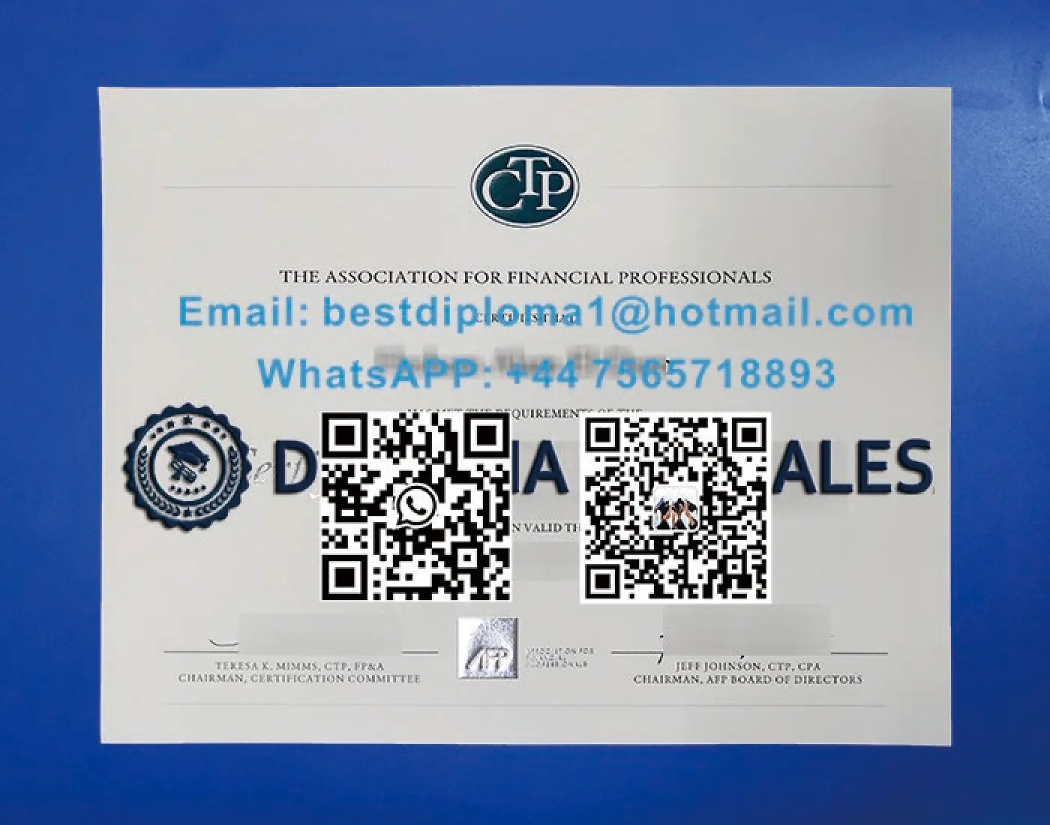 How to Buy a Fake Certified Treasury Professional (CTP) Certificate, Fake CTP Certificate | PPT