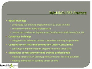 Certificate in IFRS | PPT