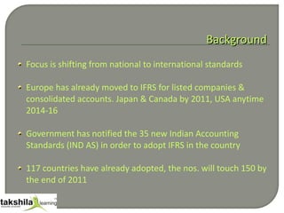 Certificate in IFRS | PPT