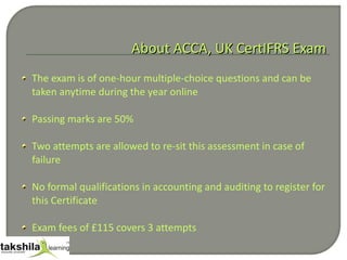 Certificate in IFRS | PPT