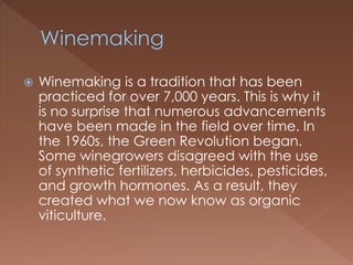 Certifying Organic Wine | PPTX
