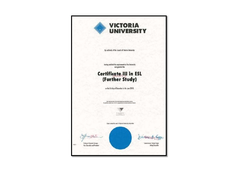 Study Section Certificate Value