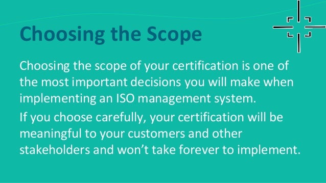 Certikit - ISO Scope