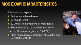 Certiport presentation | PPT