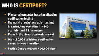 Certiport presentation | PPT