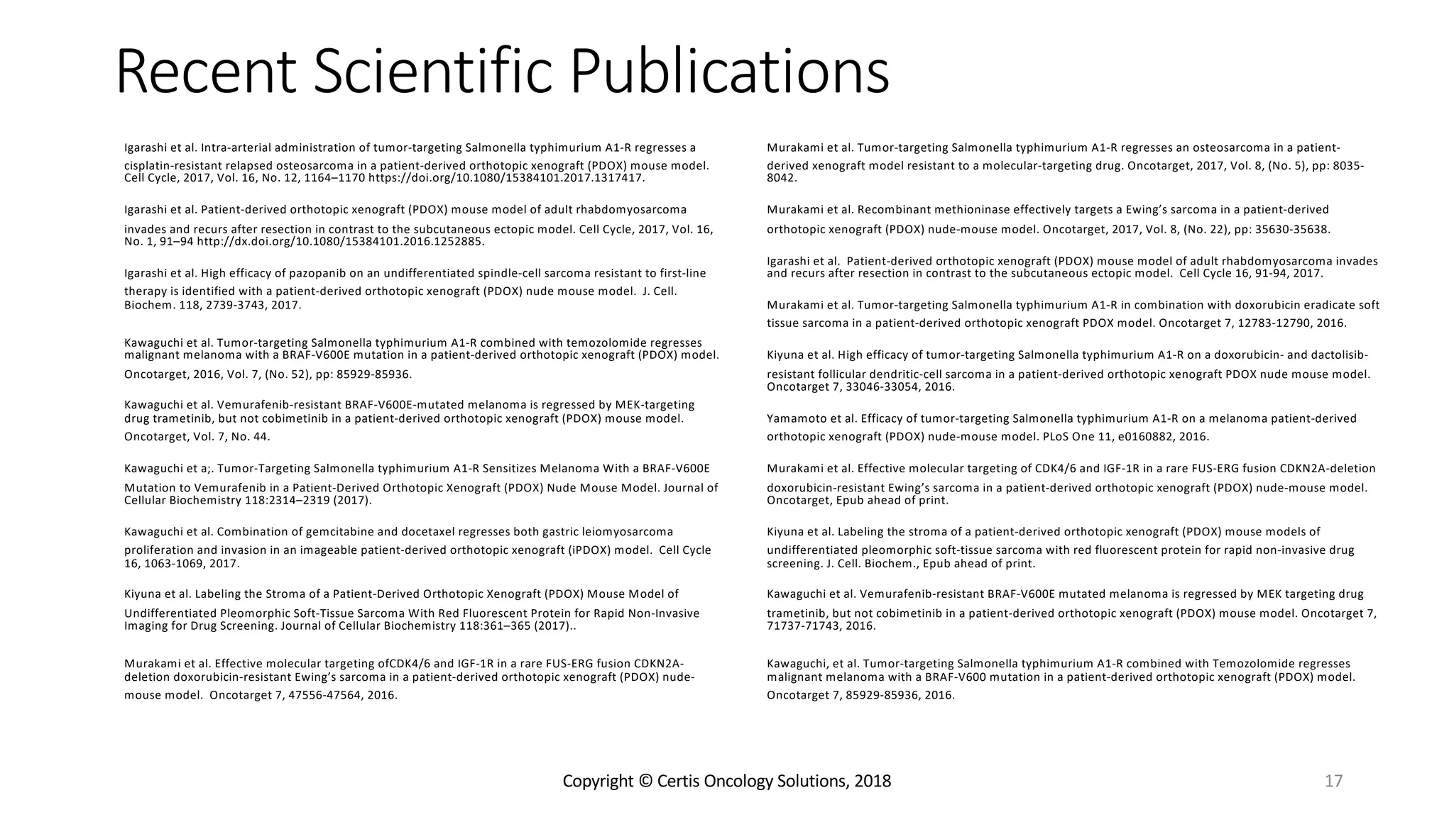 Certis Preclinical Slideshare | PDF | PDF | Cancer | Diseases and Conditions