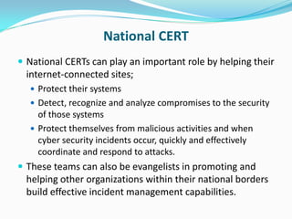 Noah Maina: Computer Emergency Response Team (CERT) | PDF