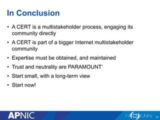 APT PRFP 11: CERTs | PPT