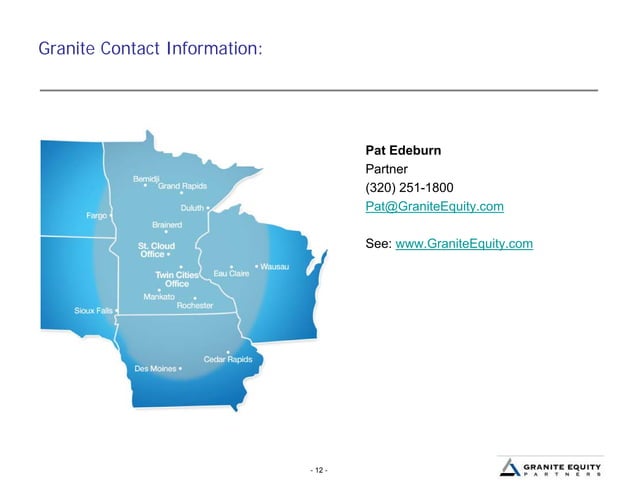 Granite Equity Partners: Introduction & Orientation | PPT